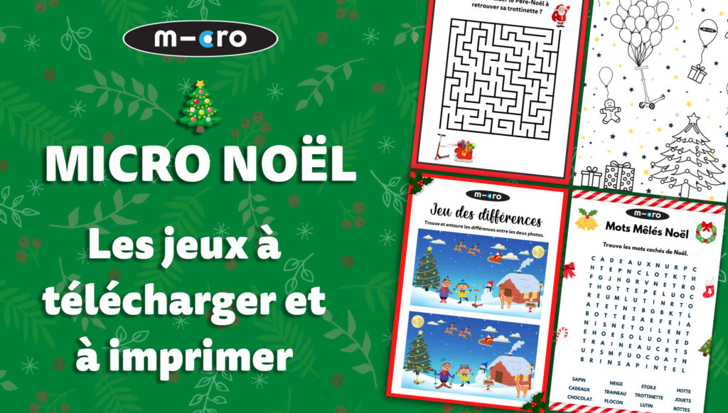 🎄Micro Noël : Des idées de jeux pour enfants à télécharger